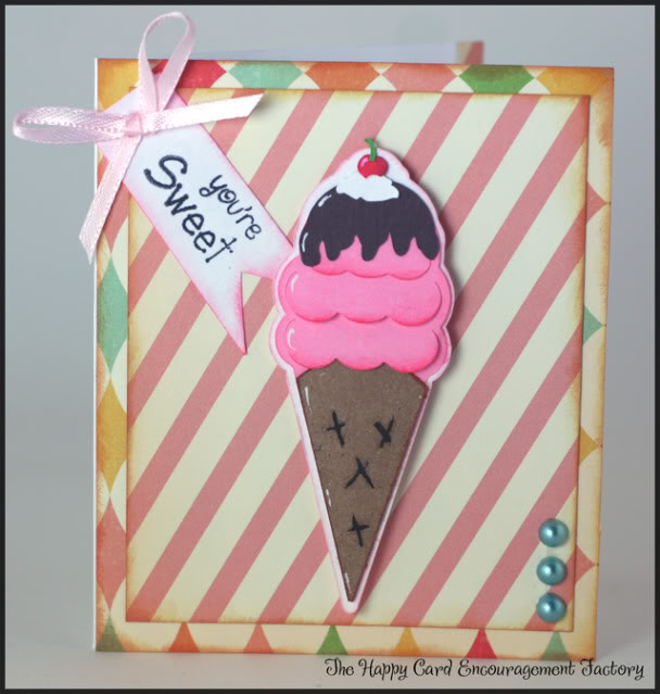 You're Sweet Note Card - HappyCardFactory Designs
