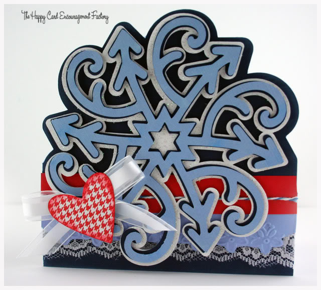 Snowflake Birthday Card - HappyCardFactory Designs