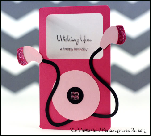 iPod Birthday Card - HappyCardFactory Designs