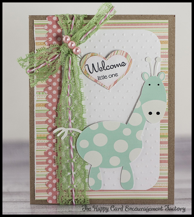 Welcome Little Giraffe - HappyCardFactory Designs