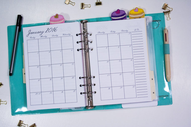 2016 Planner Calendars now in stock! - HappyCardFactory Designs